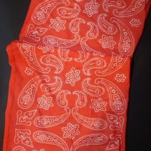 Accessories | Red Bandana Face Mask Face Shield | Poshmark